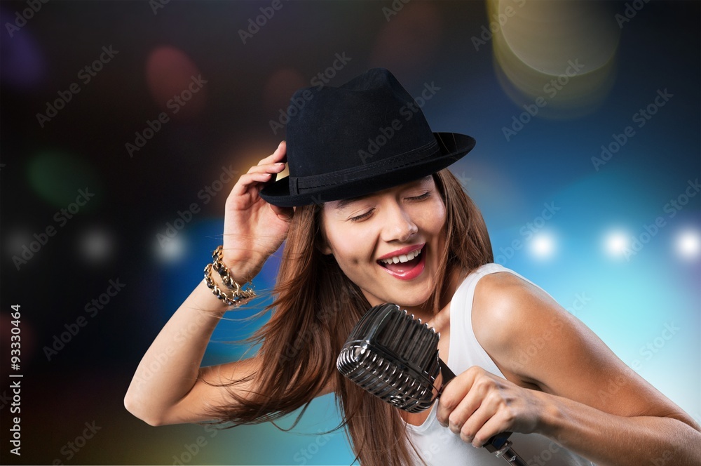 Singer. foto de Stock | Adobe Stock