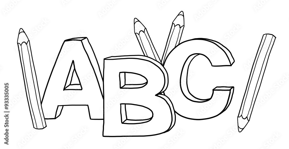 ABC Stock-Illustration | Adobe Stock