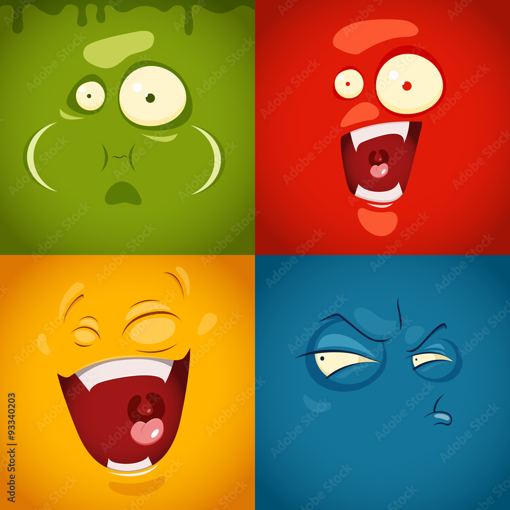 Disgusted Expression Cartoon