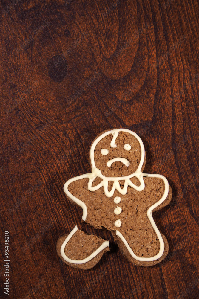 Sad Gingerbread Man