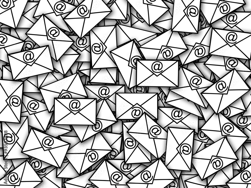 full inbox Stock Illustration | Adobe Stock