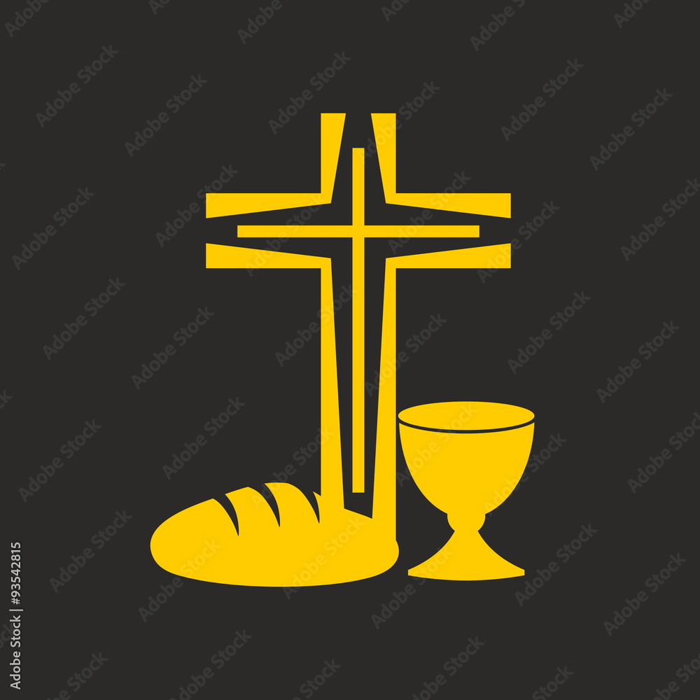 Church logo. Communion icon Stock Vector | Adobe Stock