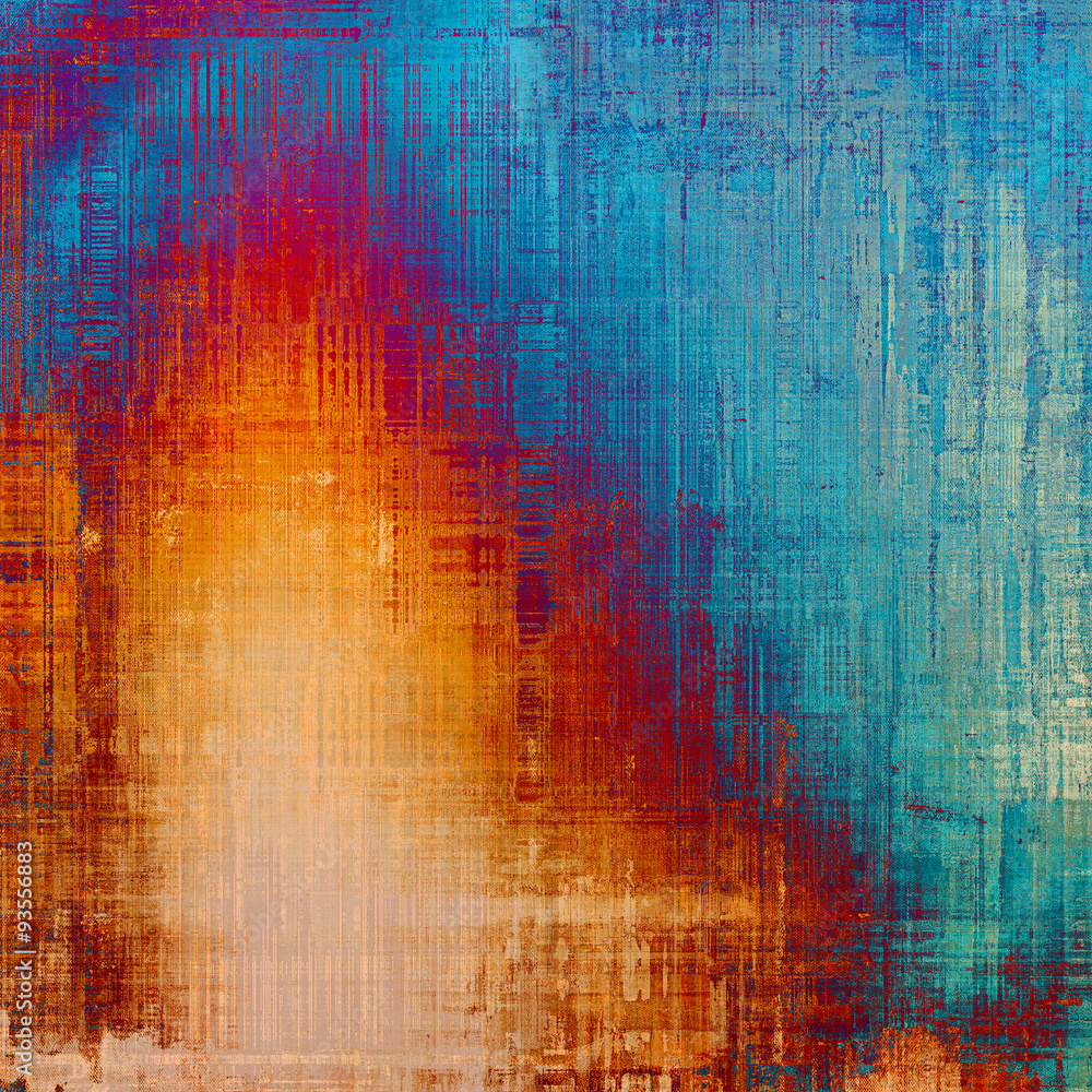 Grunge old-school texture, background for design. With different color ...