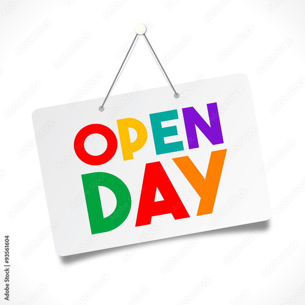 Open day Stock-Vektorgrafik | Adobe Stock