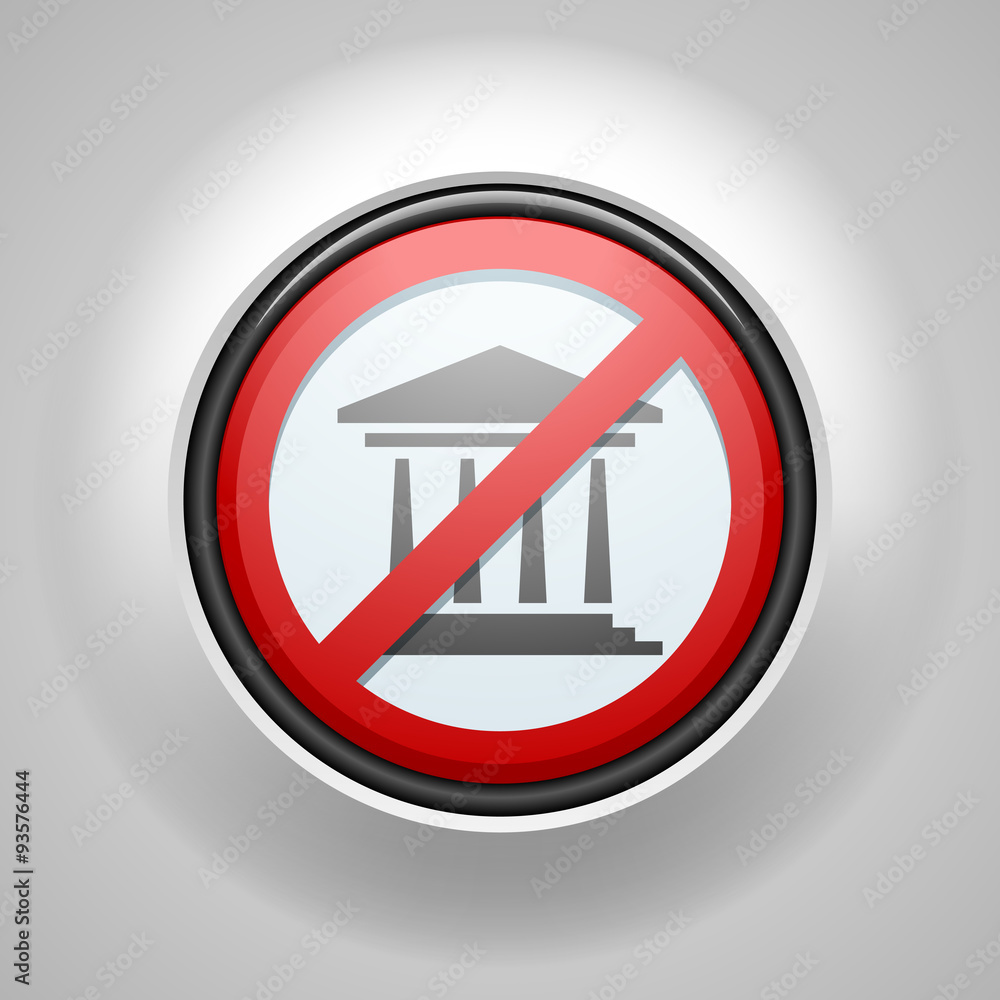 No bank Stock Illustration | Adobe Stock