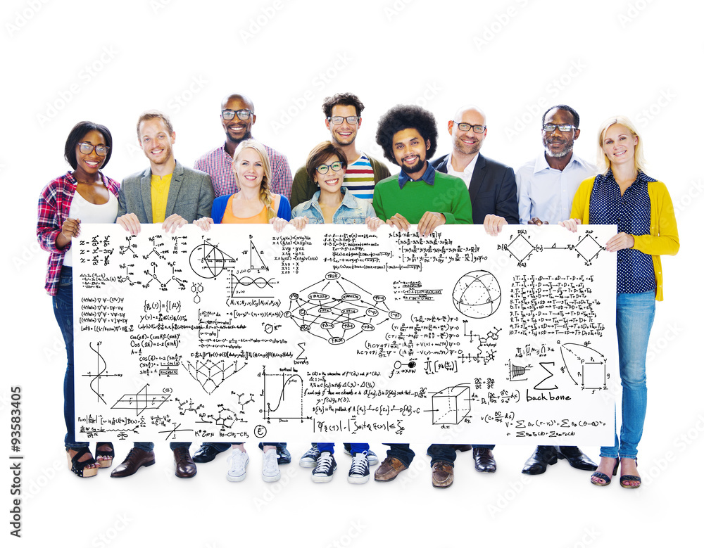 Formula Mathematics Equation Mathematical Symbol Geometry Inform Stock ...