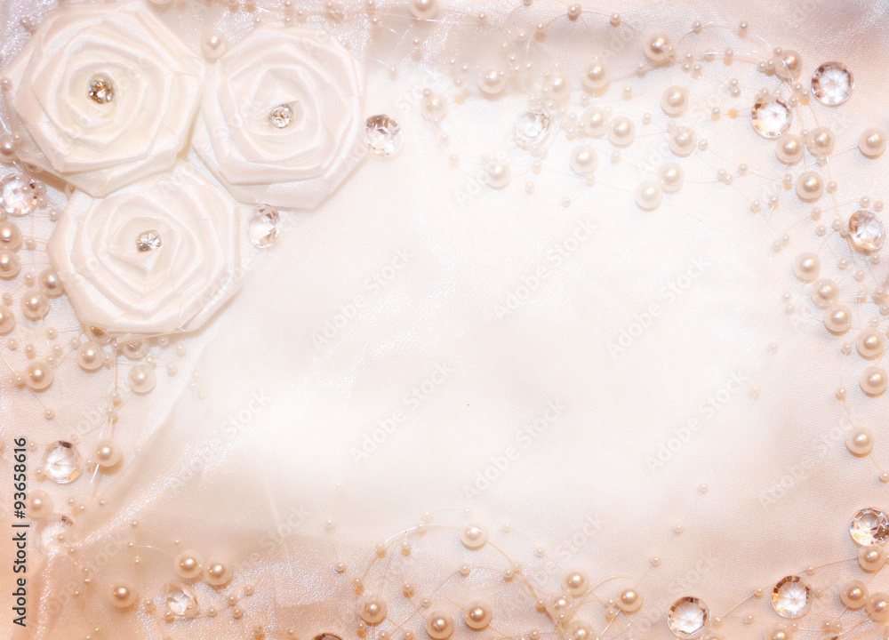 BACKGROUND FOR A WEDDING INVITATION OR BRIDAL SHOWER Stock Photo ...