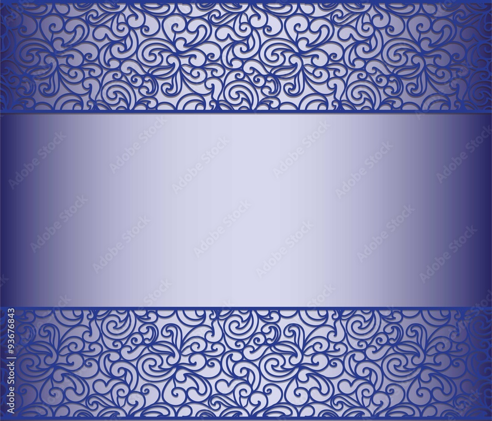 Vintage lace background for envelope, card or invitation with abstract ...