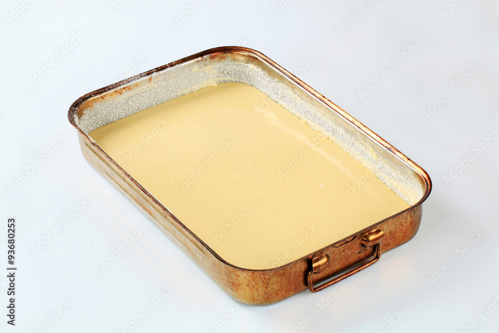 raw cake batter Stock Photo | Adobe Stock