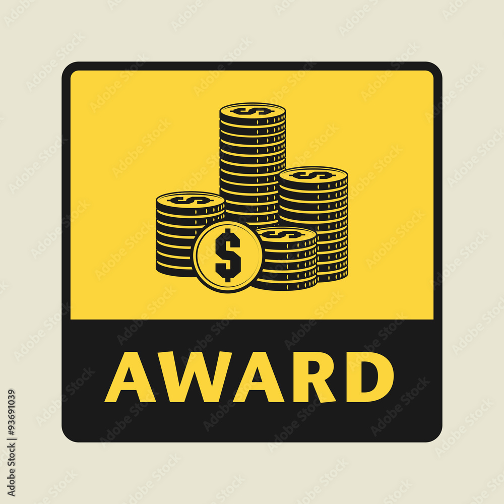 Award icon or sign Stock Vector | Adobe Stock