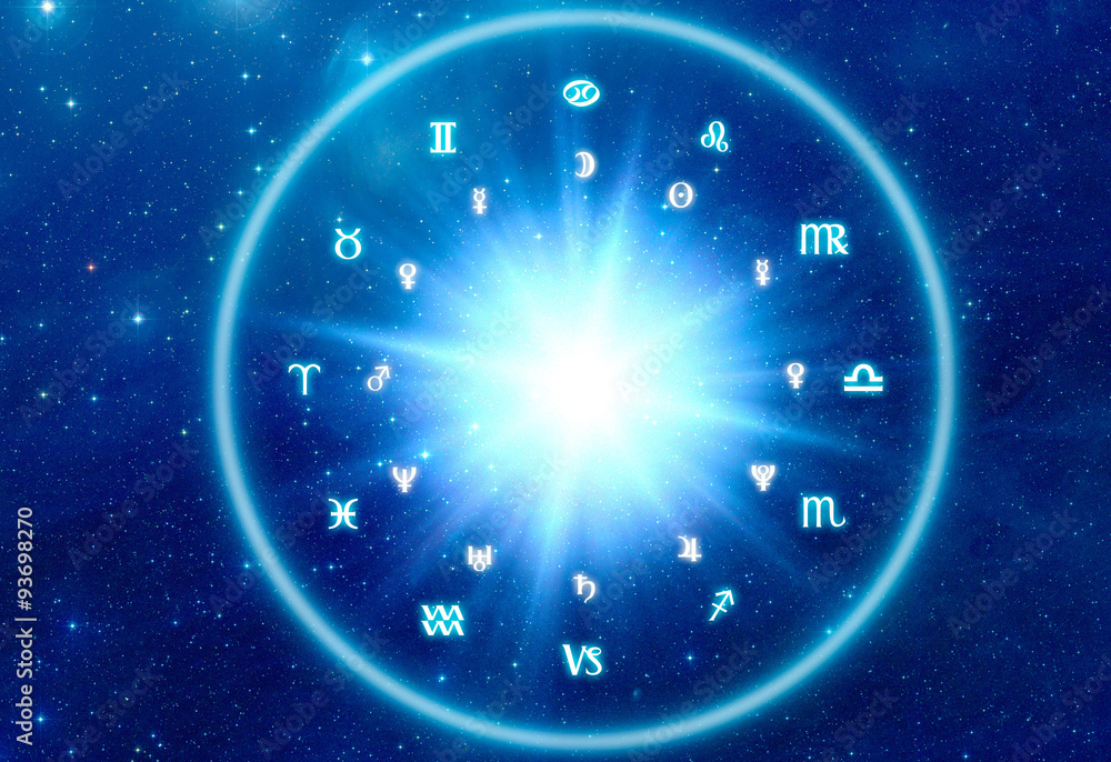 astrology chart with all zodiac signs Stock Illustration | Adobe Stock