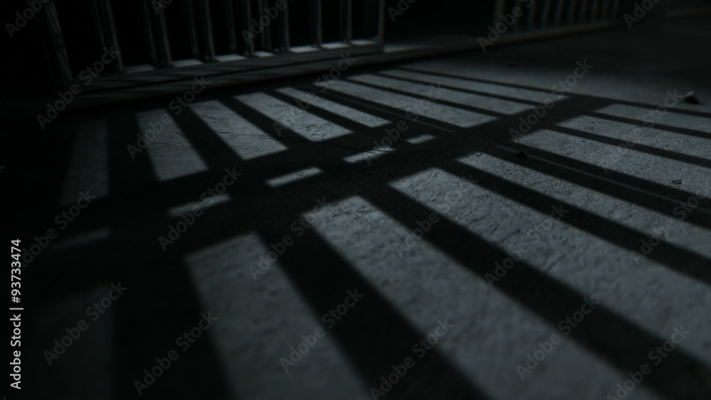 jail cell shadows animate view 1 Stock Video | Adobe Stock