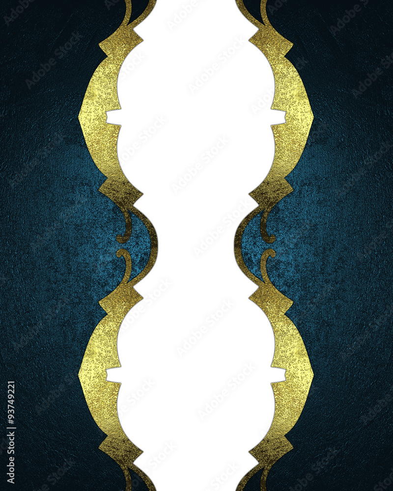 Abstract blue edge. Element for design. Template for design. copy space ...