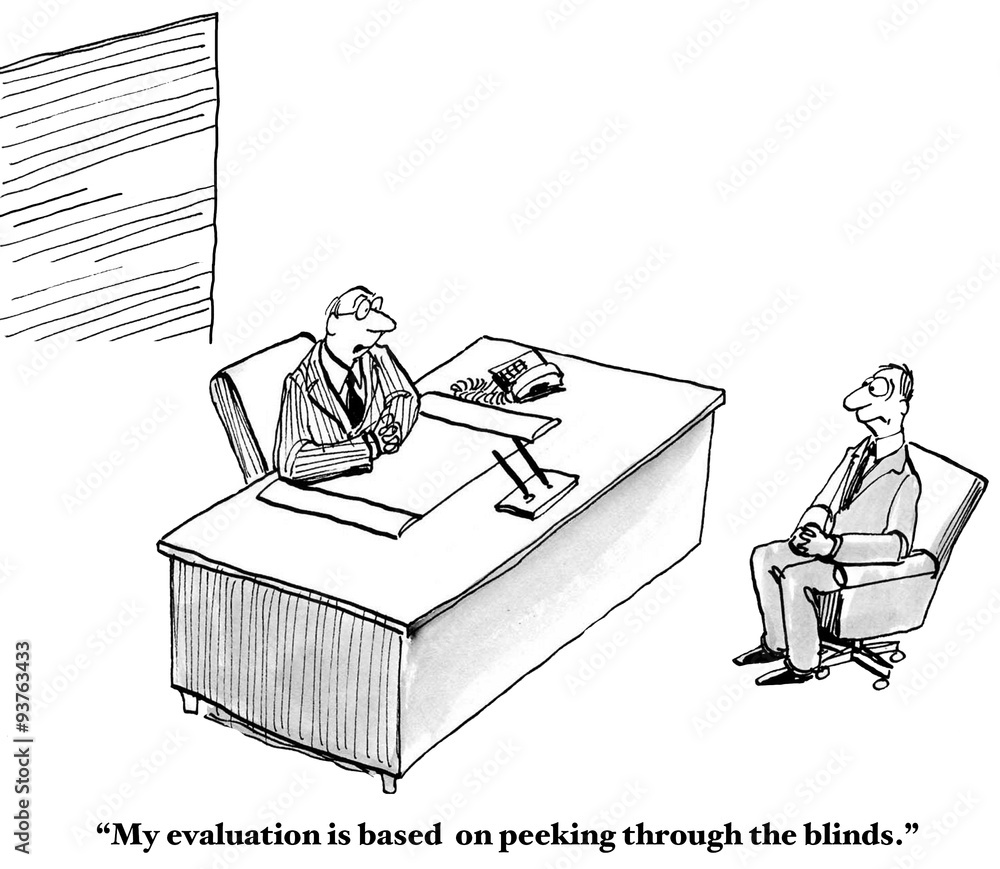 Employee Performance Review Cartoon