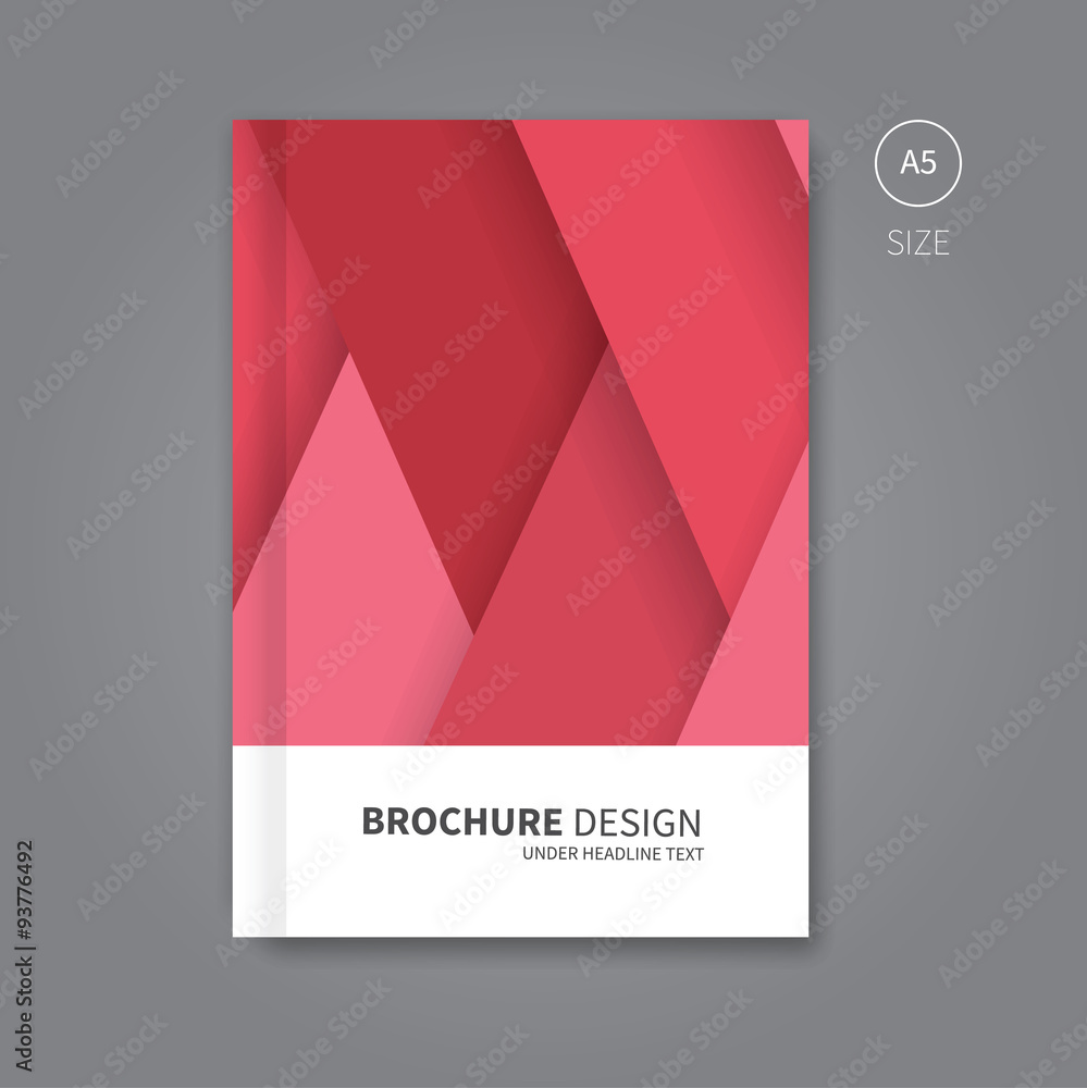 Vector book cover template design Stock Vector | Adobe Stock