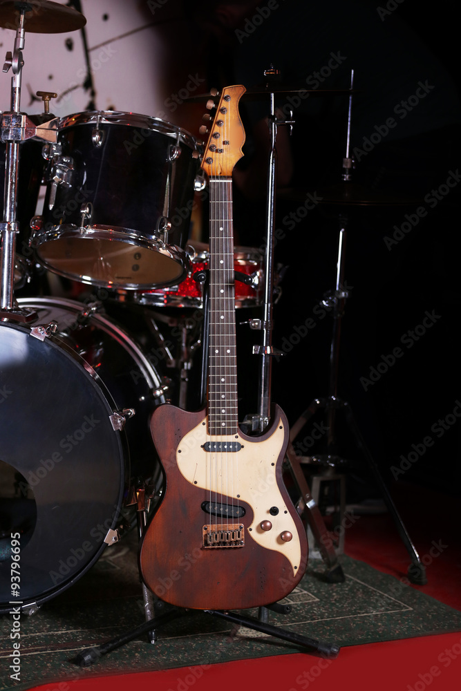 Rock band instruments Stock-Foto | Adobe Stock