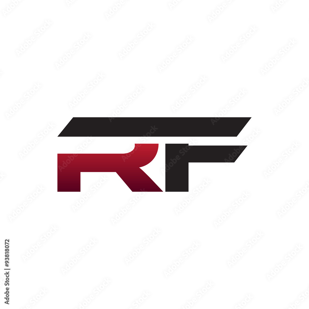 Modern Initial Logo RF Stock-Vektorgrafik | Adobe Stock