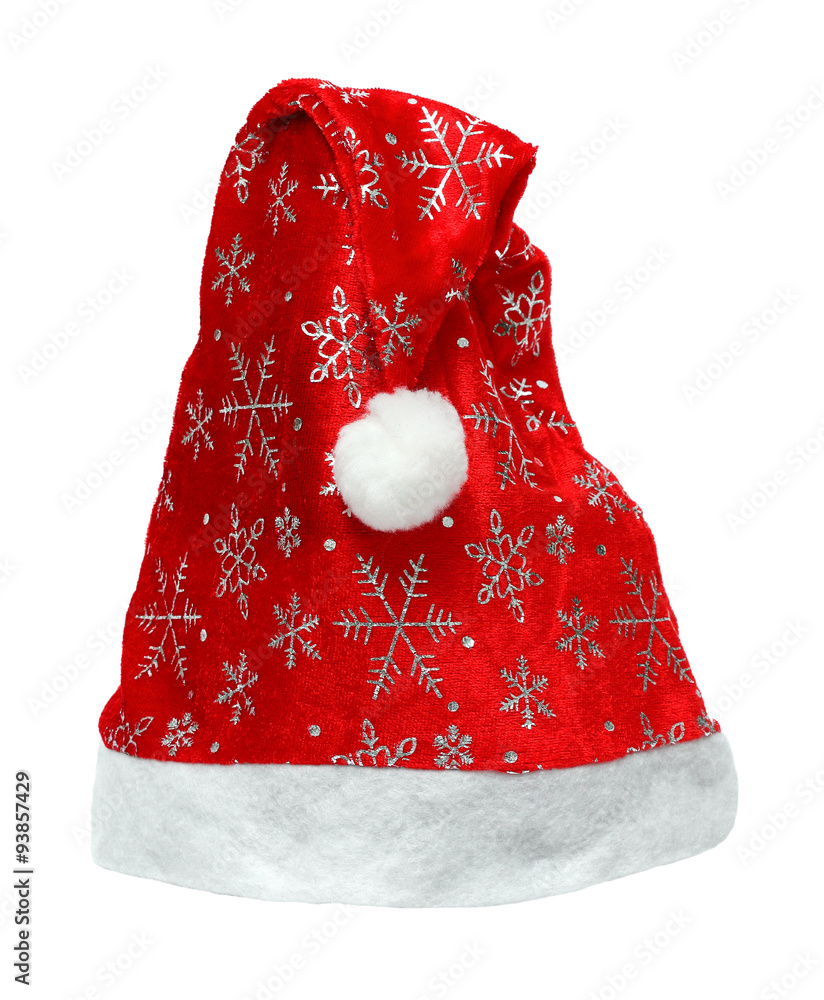 Santa Claus christmas red hat Stock Photo | Adobe Stock
