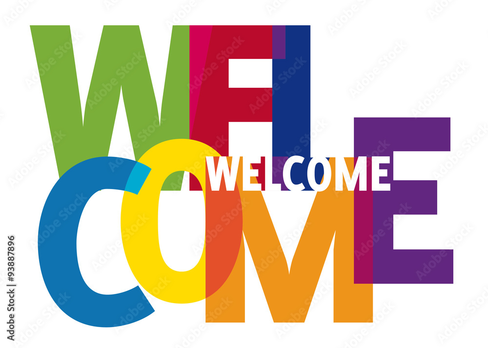 Welcome - Willkommen Stock-Vektorgrafik | Adobe Stock Welcome - Willkommen Stock-Vektorgrafik | Adobe Stock