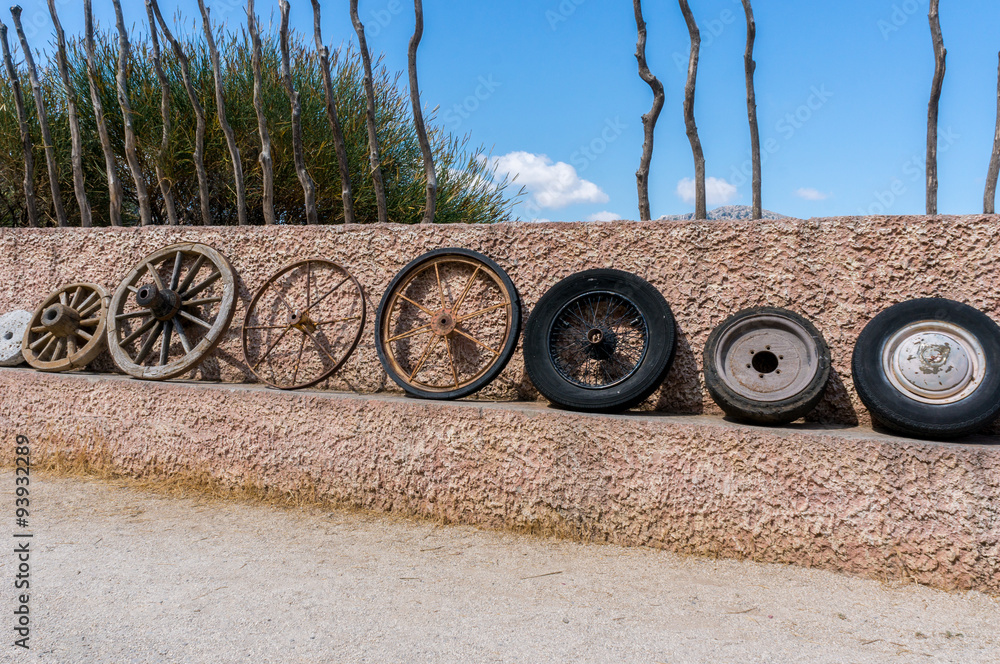 Wheel collection evolution of technology Stock Photo | Adobe Stock