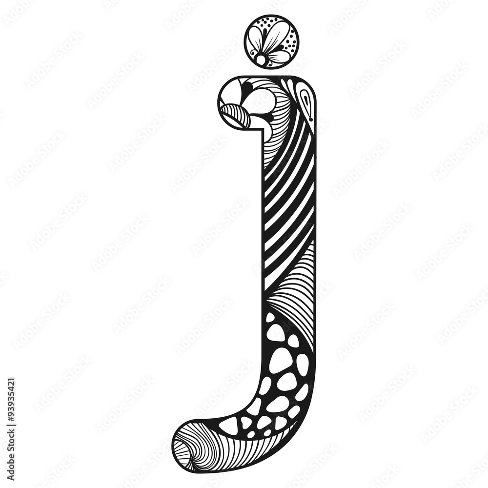 Alphabet J In Different Styles