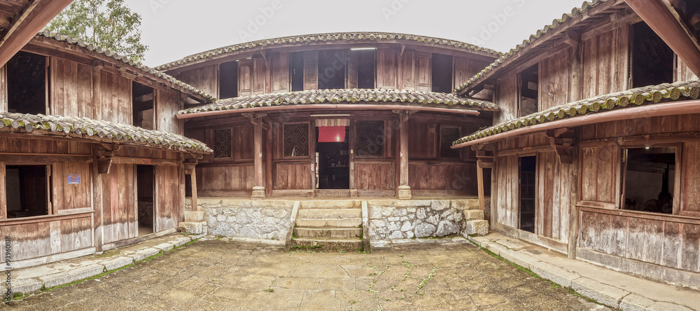 Relic country house architecture United handmade wooden and tile is the ...