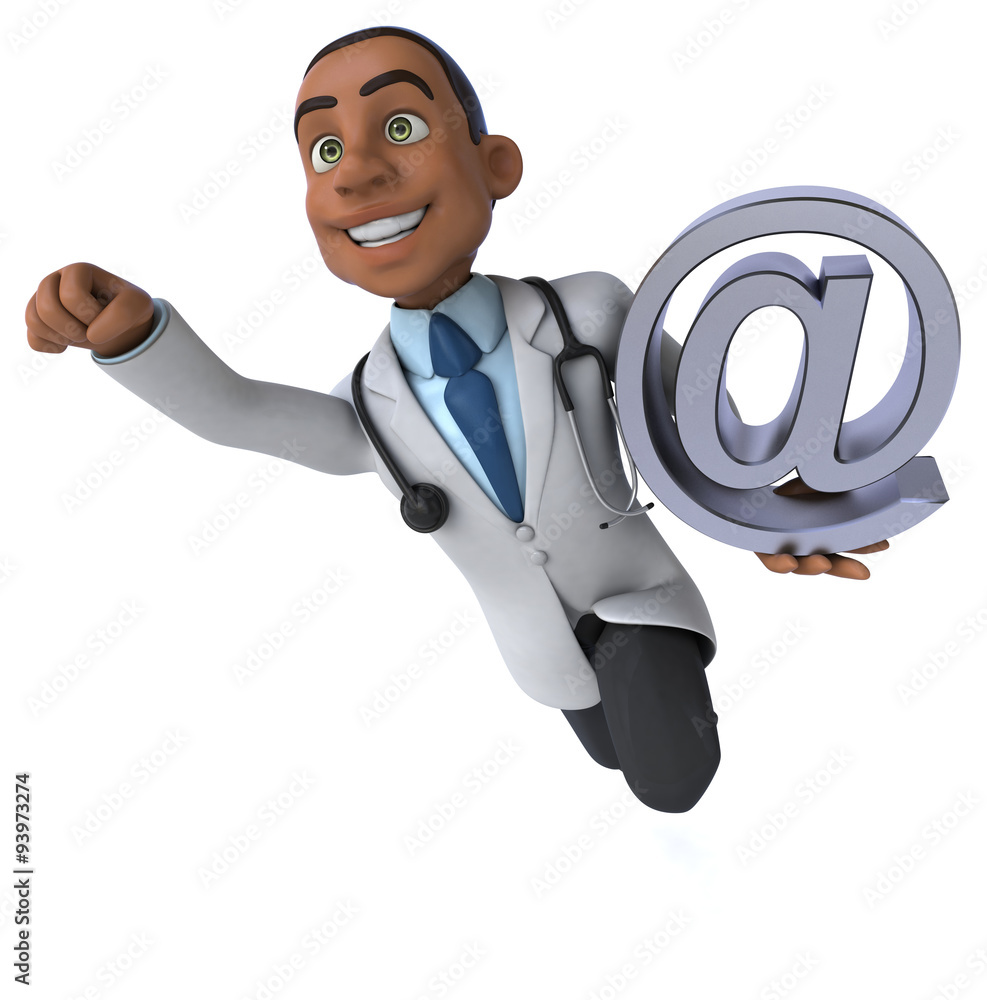 Fun doctor Stock Illustration | Adobe Stock