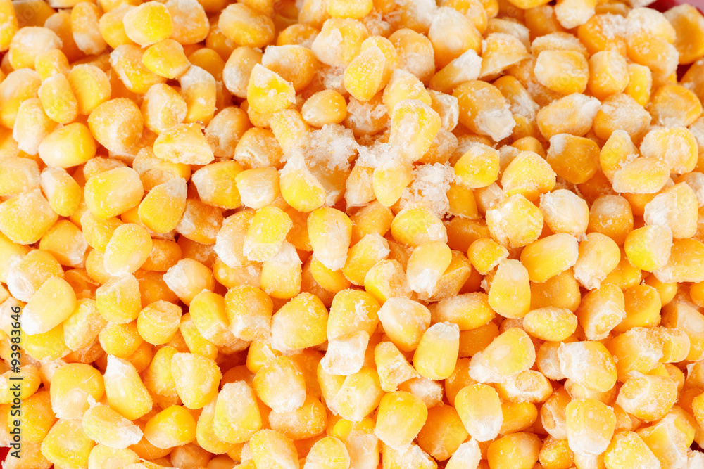 Frozen corn background Stock Photo | Adobe Stock