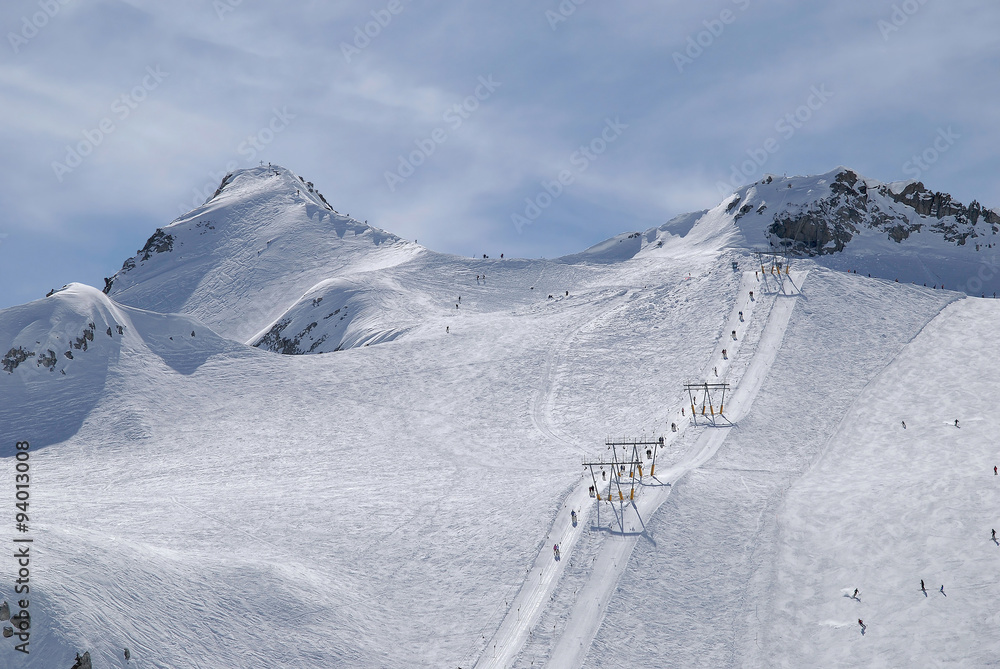 Lodowiec Presena, Passo del Tonale foto de Stock | Adobe Stock