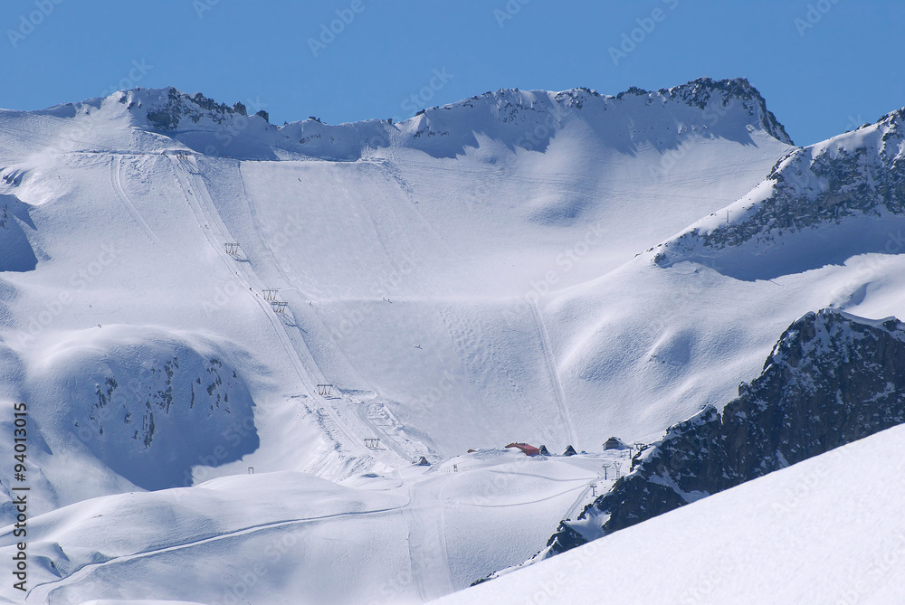 Lodowiec Presena, Passo del Tonale Stock Photo | Adobe Stock