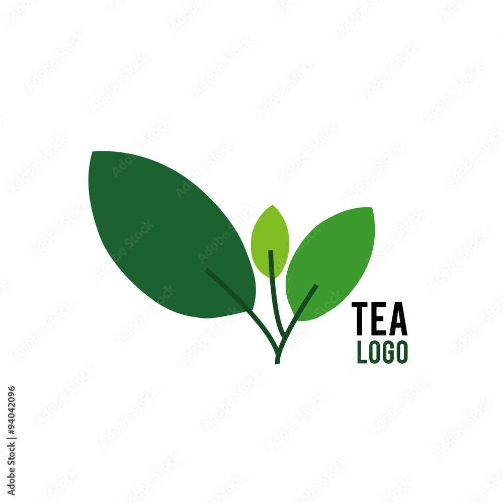 Tea logo illustration Stock Vector | Adobe Stock