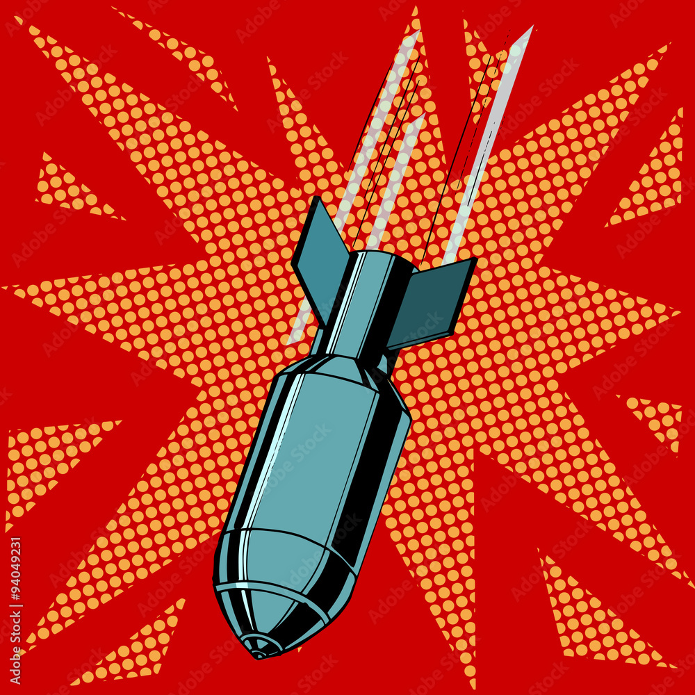 Aviationist bomb explosion Stock Vector | Adobe Stock