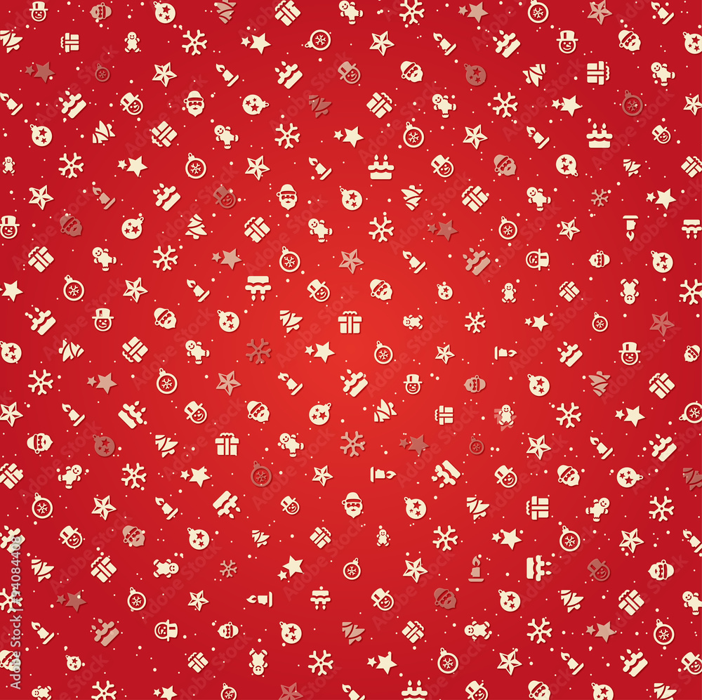 Red Christmas Background Texture Stock-Vektorgrafik | Adobe Stock