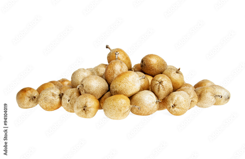 Heap of fruits of Elaeagnus angustifolia, known as Tree of Parad Stock ...