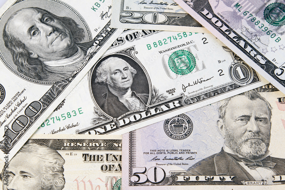 American banknotes Stock Photo | Adobe Stock