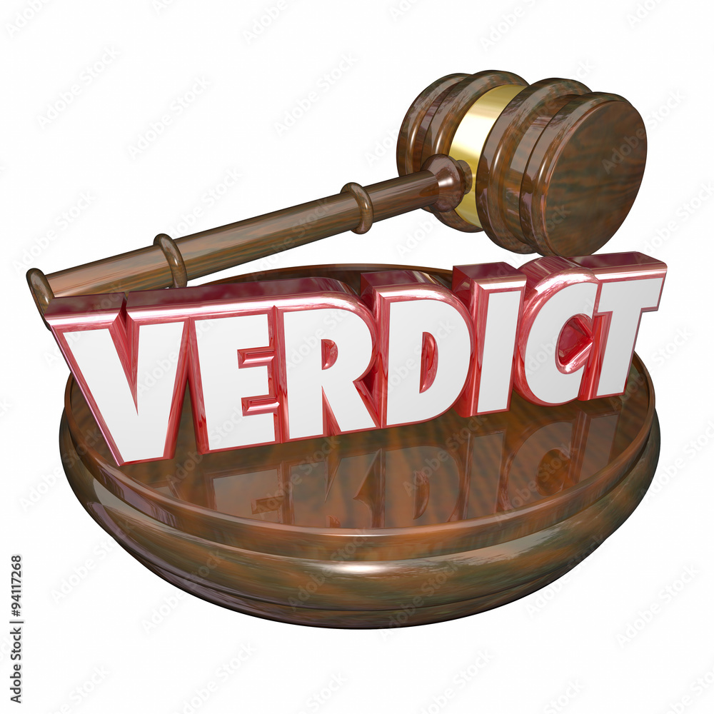 Verdict Clipart