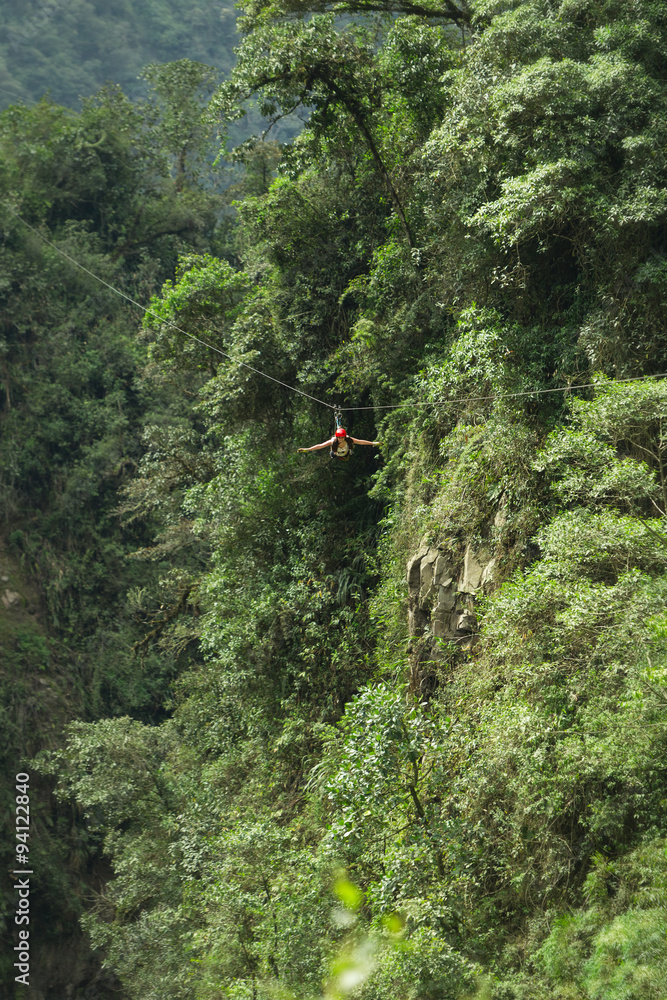 zip line zipline forest jungle zipline experience in ecuadorian andes ...