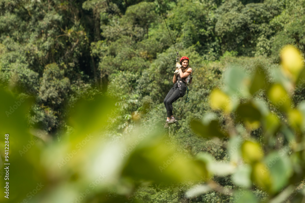 An exhilarating zipline adventure through the lush canopy of Ecuador's ...