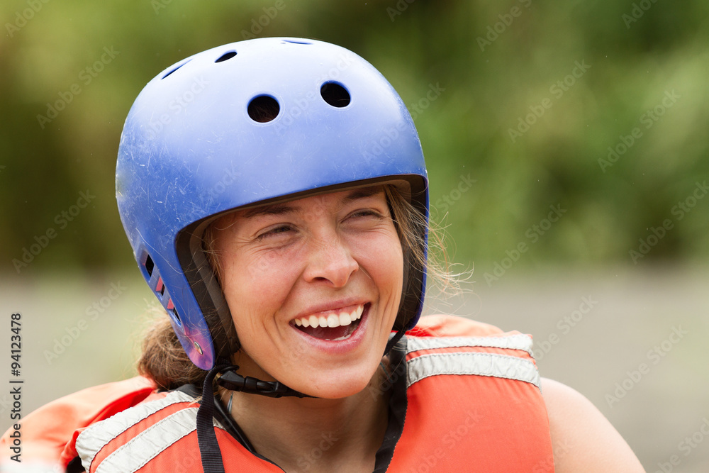 raft woman equipment adult female wearing representative water race ...