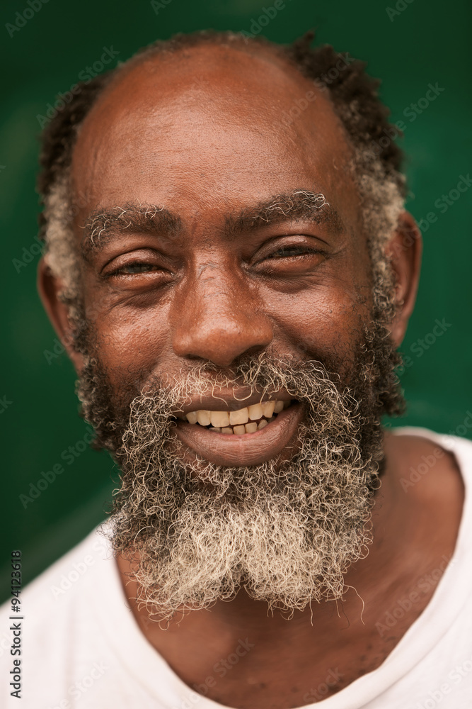 old man face elderly american portrait smiling african close afro warm ...