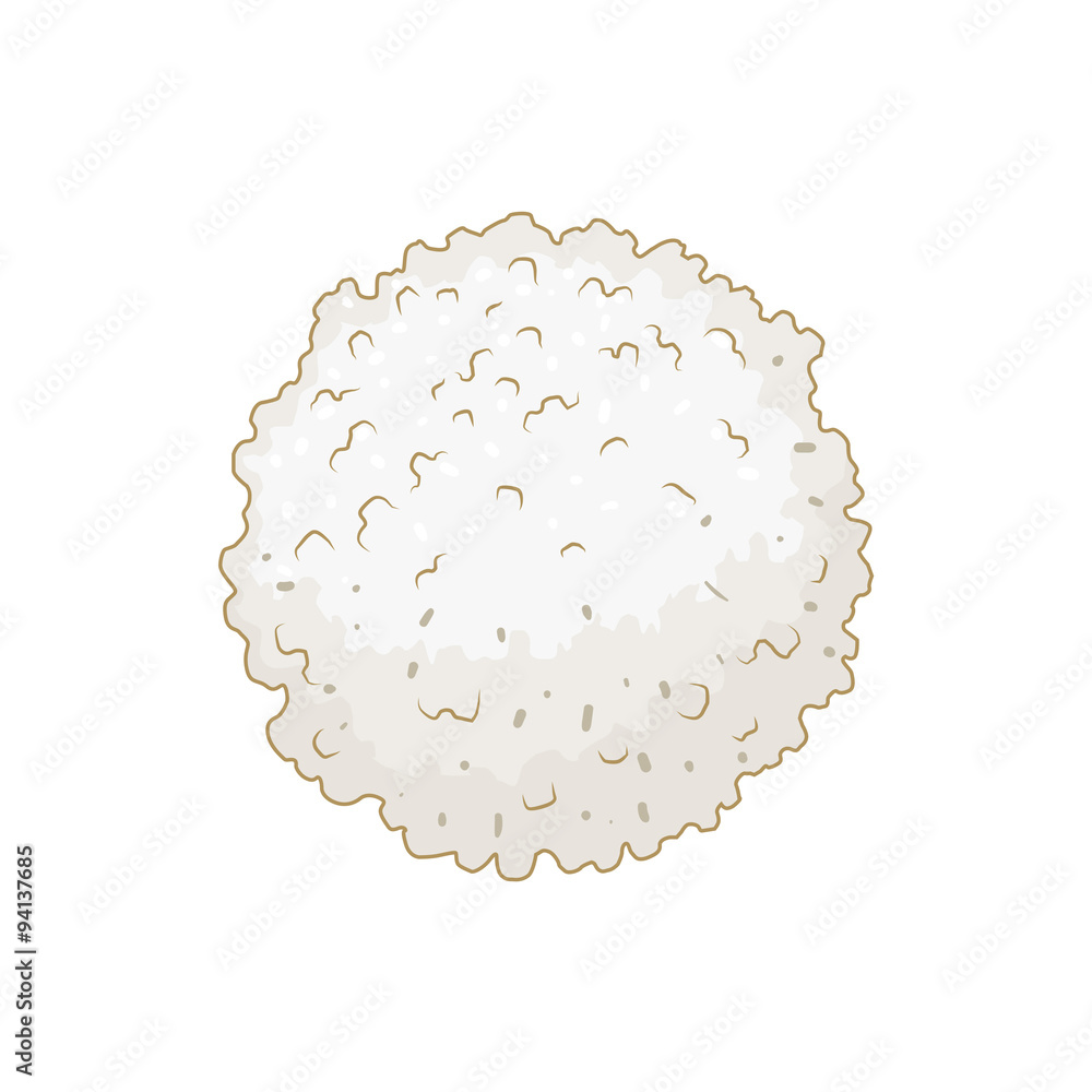 White blood cell leukocyte vector illustration Stock Vector | Adobe Stock