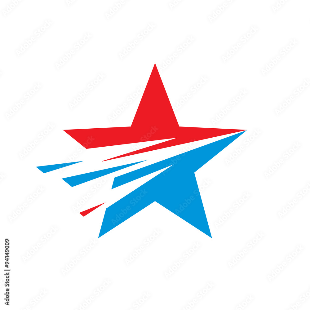 Star - vector logo concept illustration. Star sign. Star symbol. USA ...