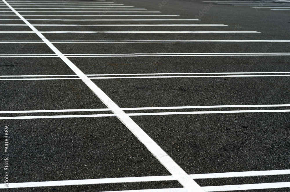 empty parking lot background Stock-Foto | Adobe Stock
