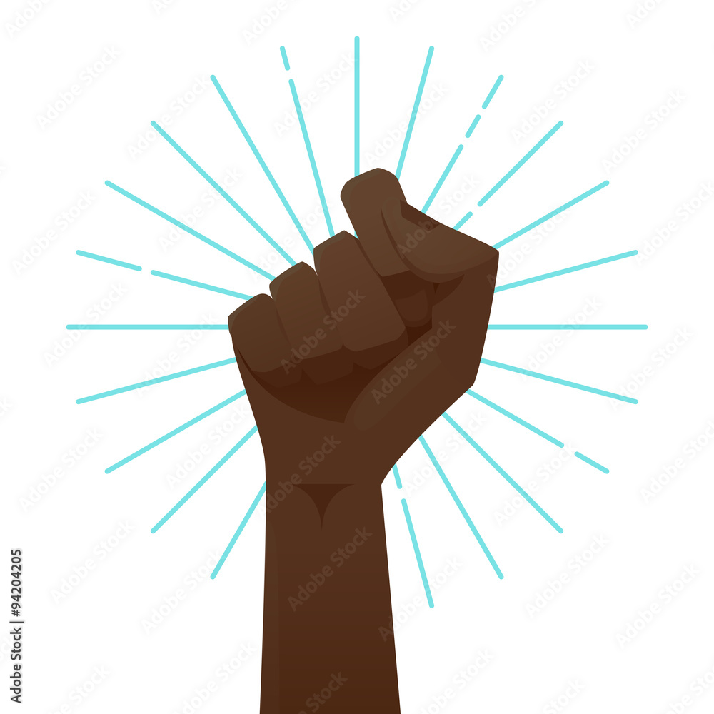 Fist illustration Stock Vector | Adobe Stock