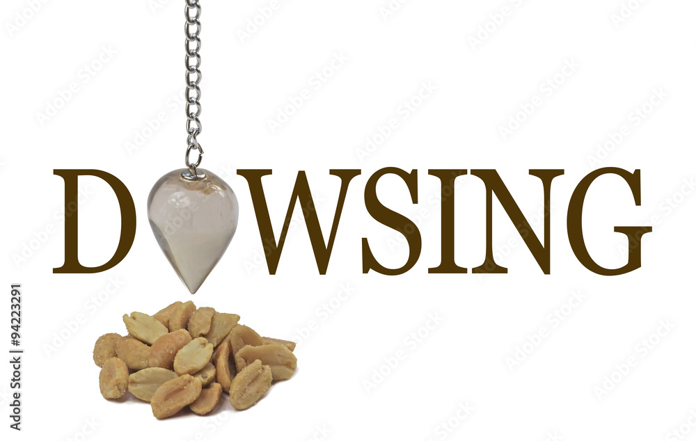 Dowsing for a peanut allergy - a dangling quartz pendulum making the O ...