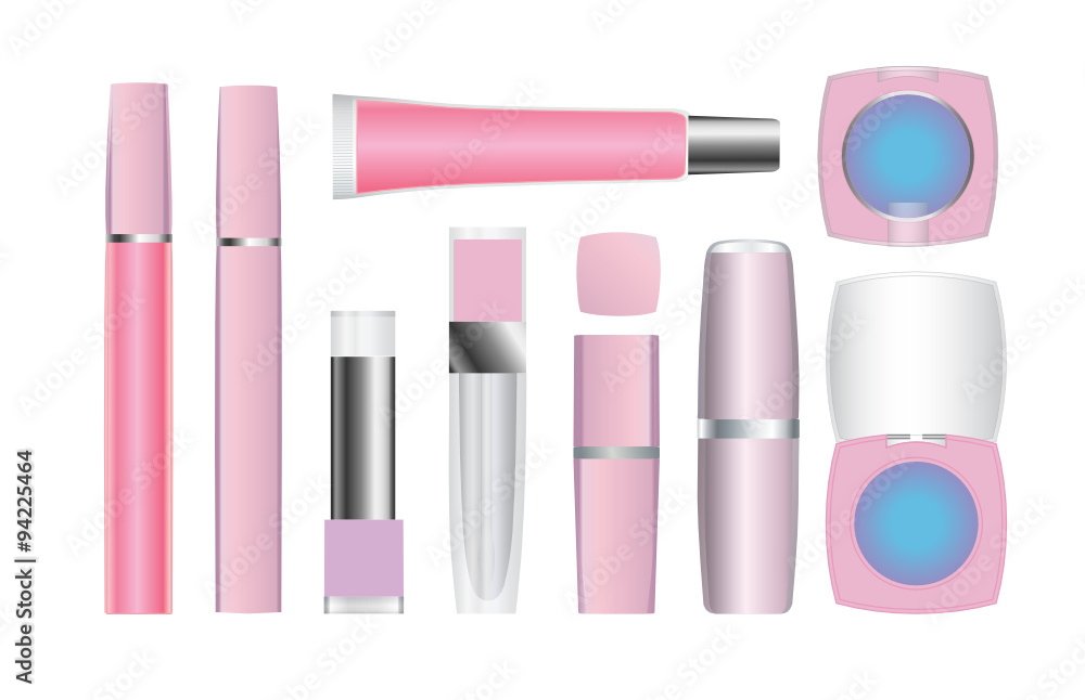 Set of vector cosmetic packages samples for product design Stock Vector ...