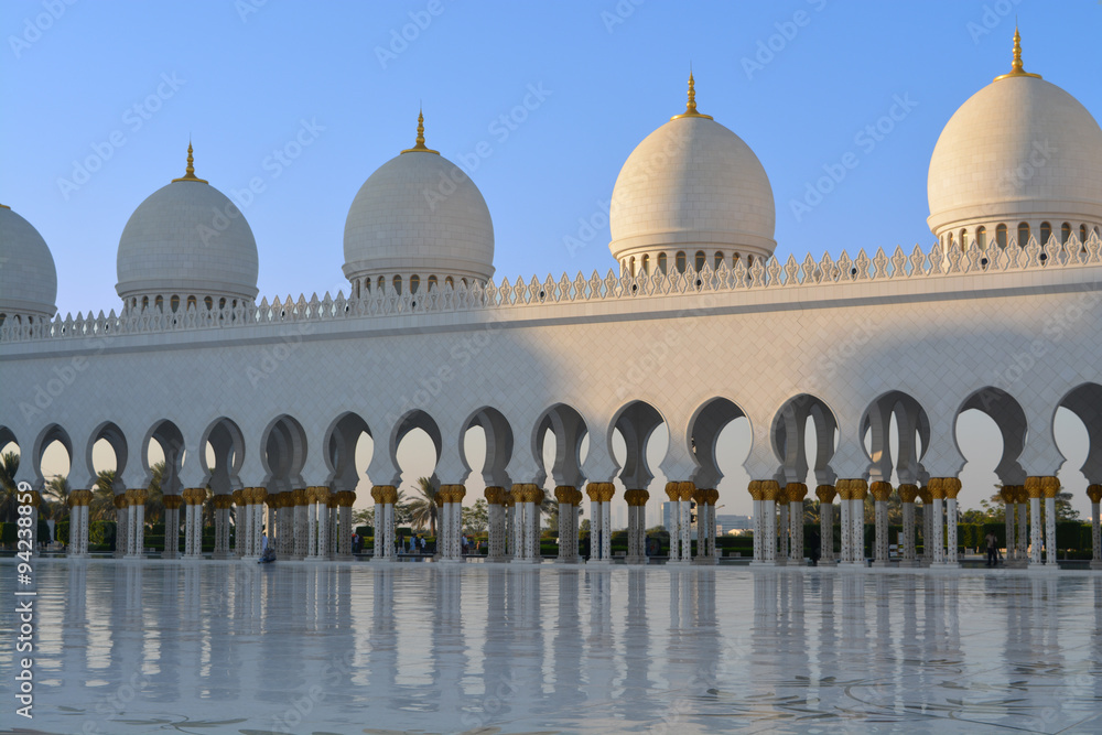 Islamic mosque doomes view in daylight. Stock Photo | Adobe Stock