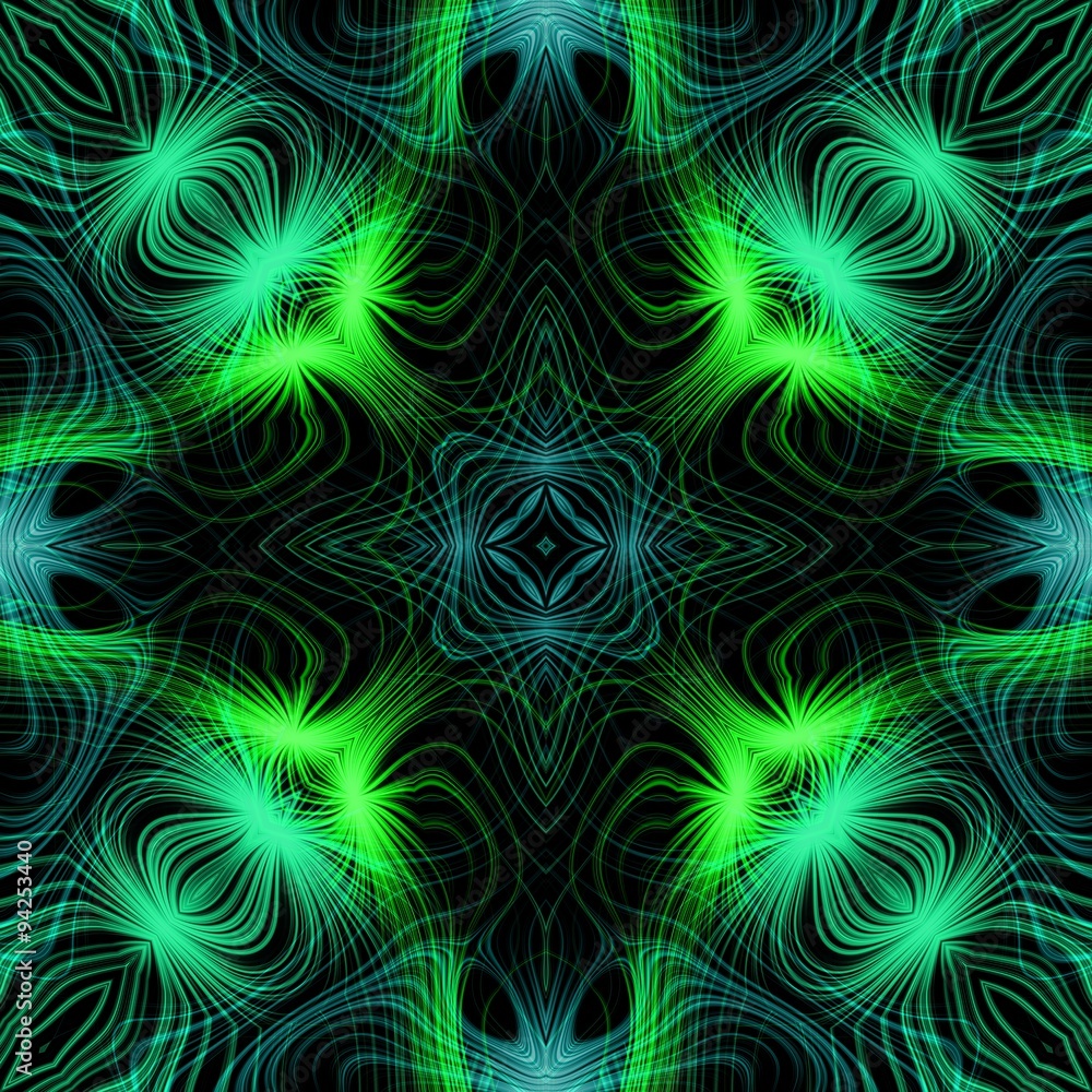 Abstract magic glow - decorative pattern and shape Stock Illustration ...