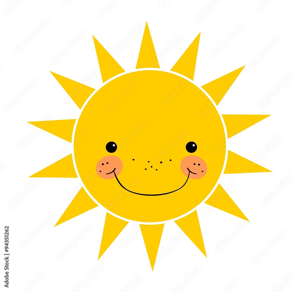 Cute Smiling Sun