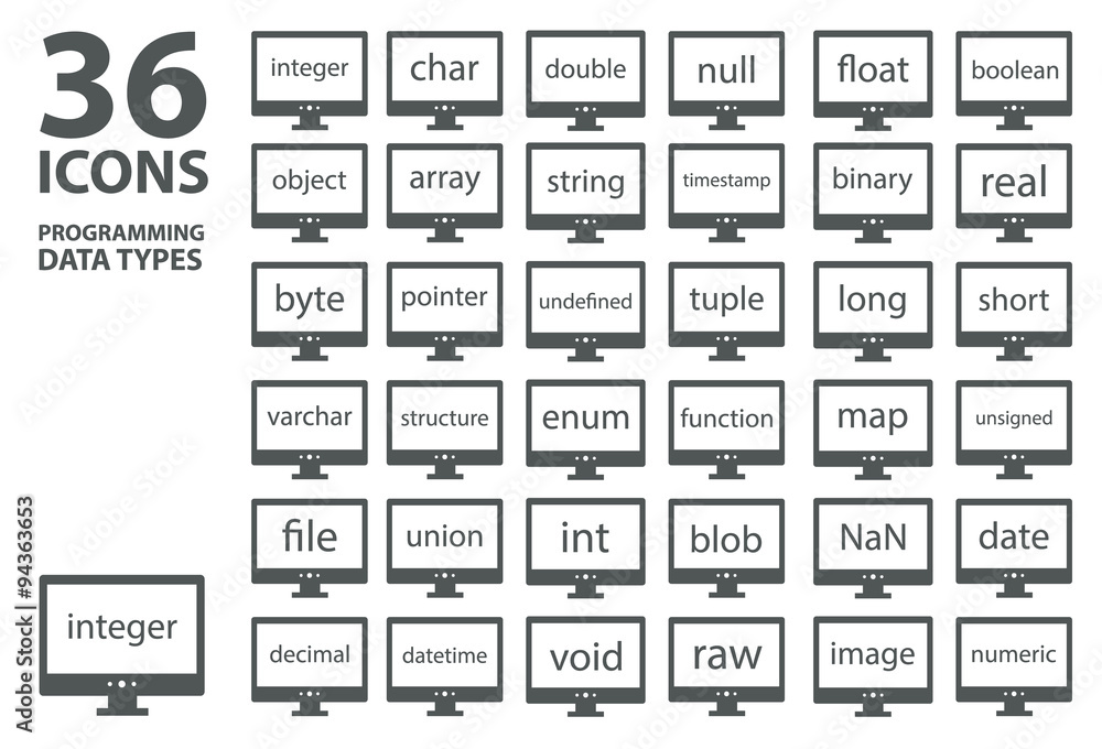 Vector Collection Of Web Development Grey Icons As Html Css Tag Mysql Curves Php Script Style